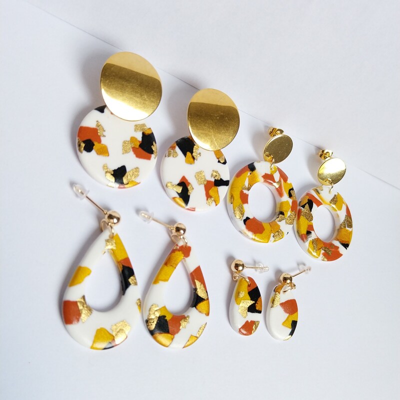 Fimo Clay Earrings - Etsy