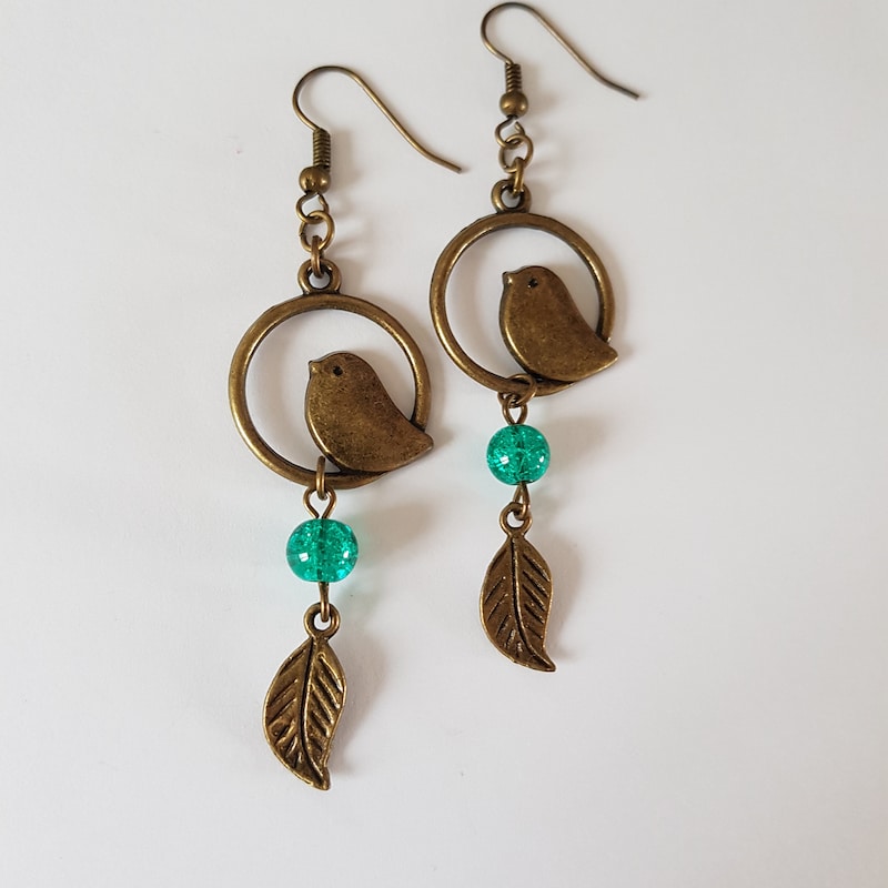 Bird Earrings - Etsy