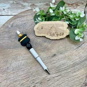 Dispatcher Pen, Gold Line Badge, First Responder, Black Yellow, White ...