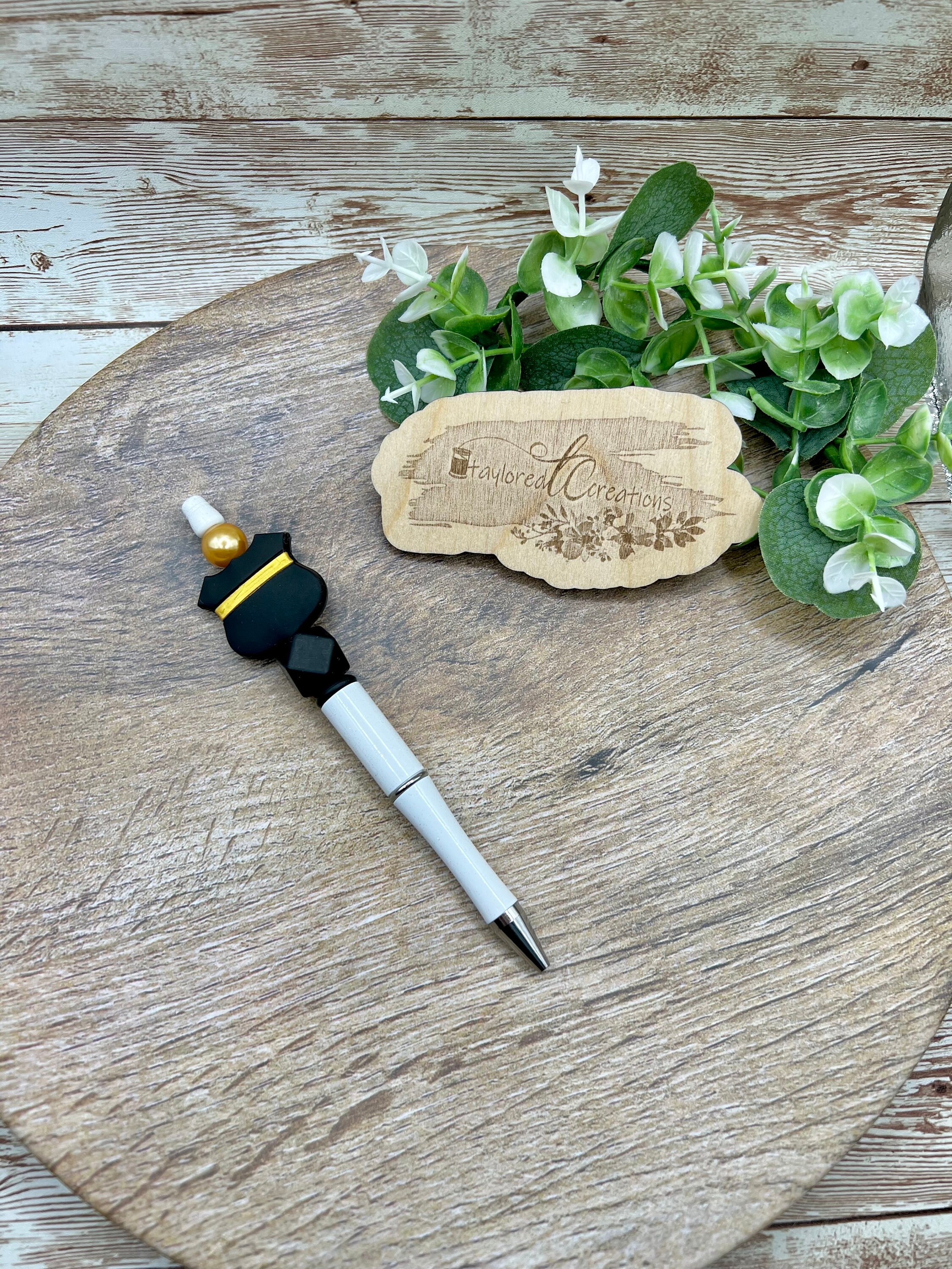 Dispatcher Pen, Gold Line Badge, First Responder, Black Yellow, White ...