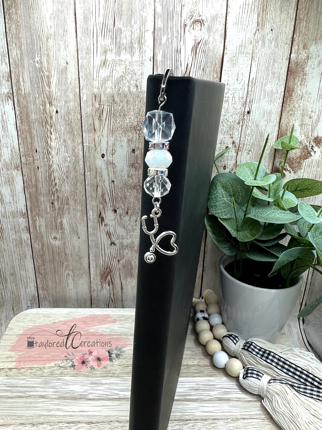 Stethoscope Bookmark, CNA RN Gift Her Nurse Friend, Med Student, Pretty ...