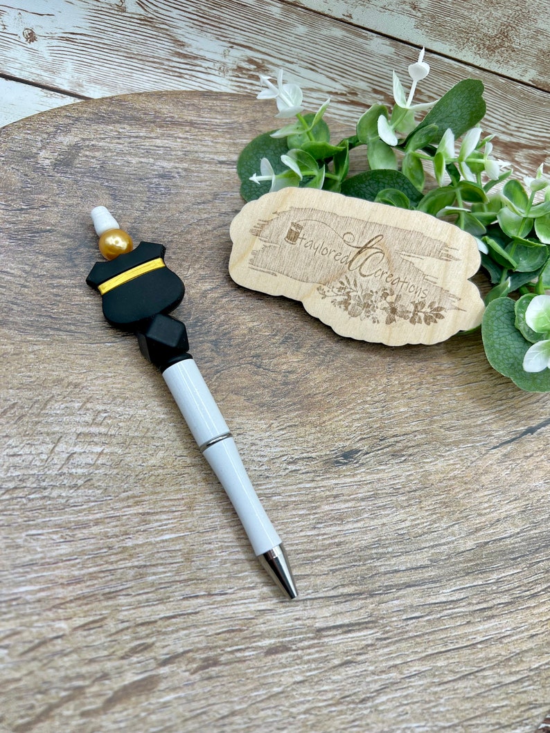 Dispatcher Pen, Gold Line Badge, First Responder, Black Yellow, White ...