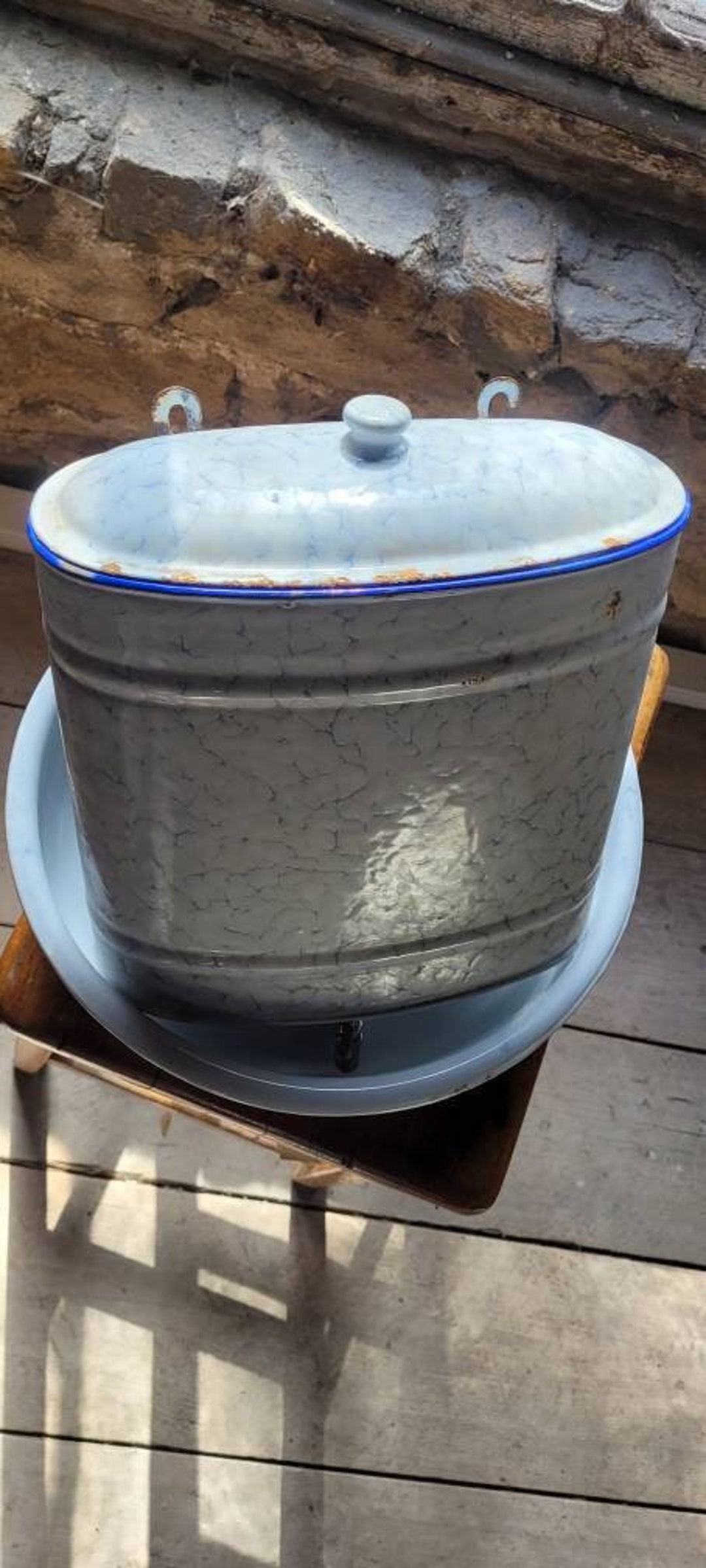 French Vintage Lavabo, Water Fountain, Vintage French Enamel - Etsy