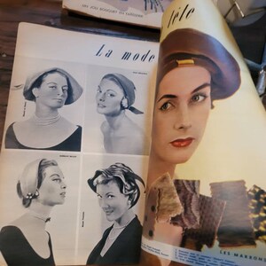 Vintage French Fashion Magazine 1950s Magazine, Vintage French Style ...