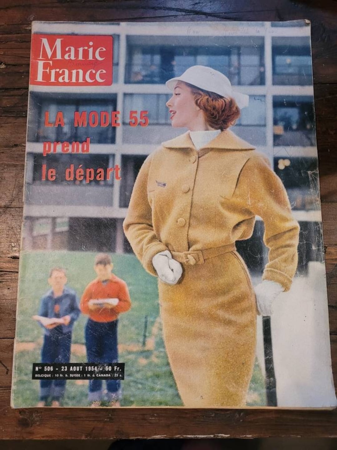 Vintage French Fashion Magazine 1950s Magazine, Vintage French Style ...