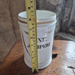 Vintage White Apothecary Jar: Unusual Storage Decor - Etsy