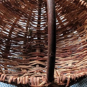 French Basket Rustic Basket Vintage Basket Foraging Basket - Etsy