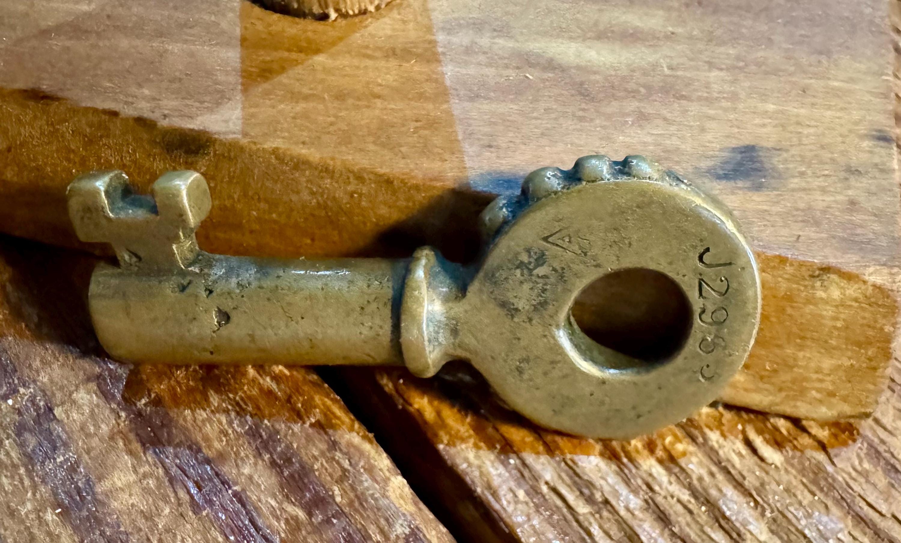Brass Pennsylvania Railroad Key - Etsy