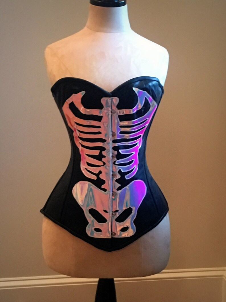 Exclusive Skeleton Corset Designed by Porcelainpanic, Real Leather ...