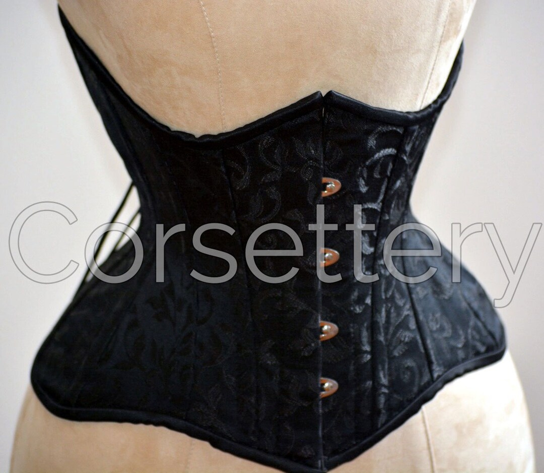 Véritable corset à double rangée de baleines en acier de conception ...