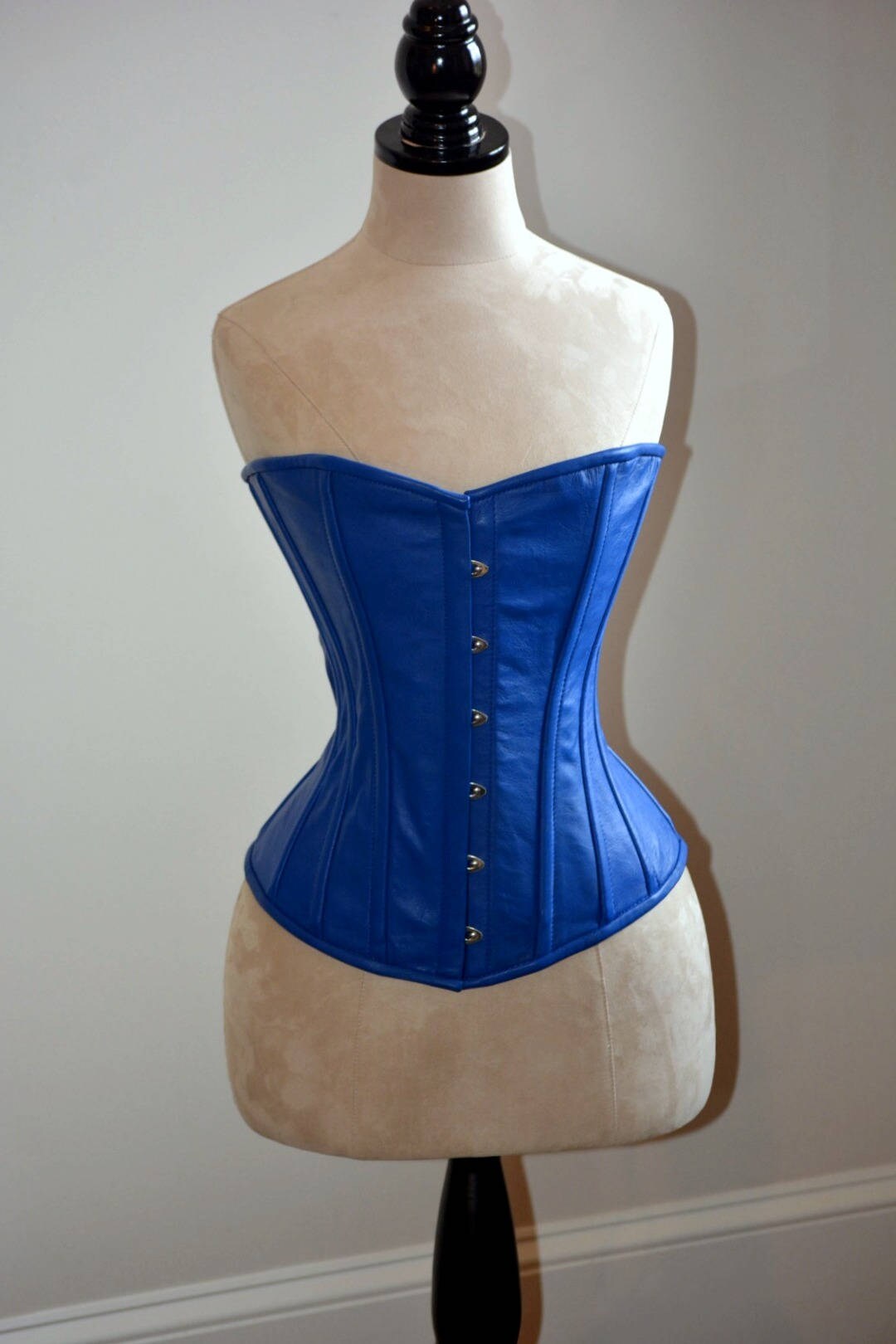 Hand Dyed Lambskin Classic Overbust Steel Boned Authentic Heavy Corset