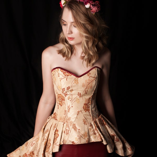 Corset Floral - Etsy