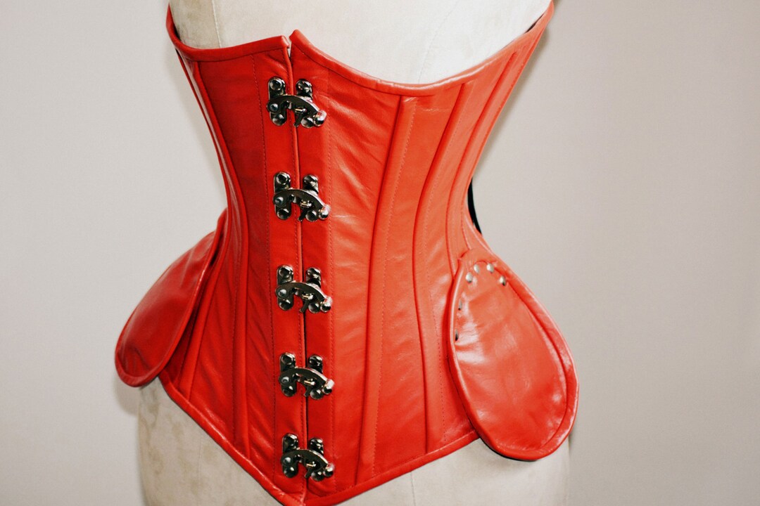 Lambskin Underbust Steampunk Exclusive Steel Boned Authentic Heavy