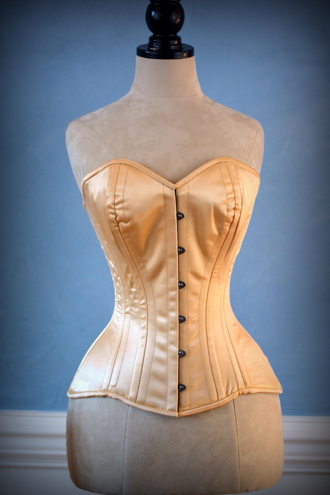 Made to Measures Overbust Authentic Corset With Long Hip-line. - Etsy