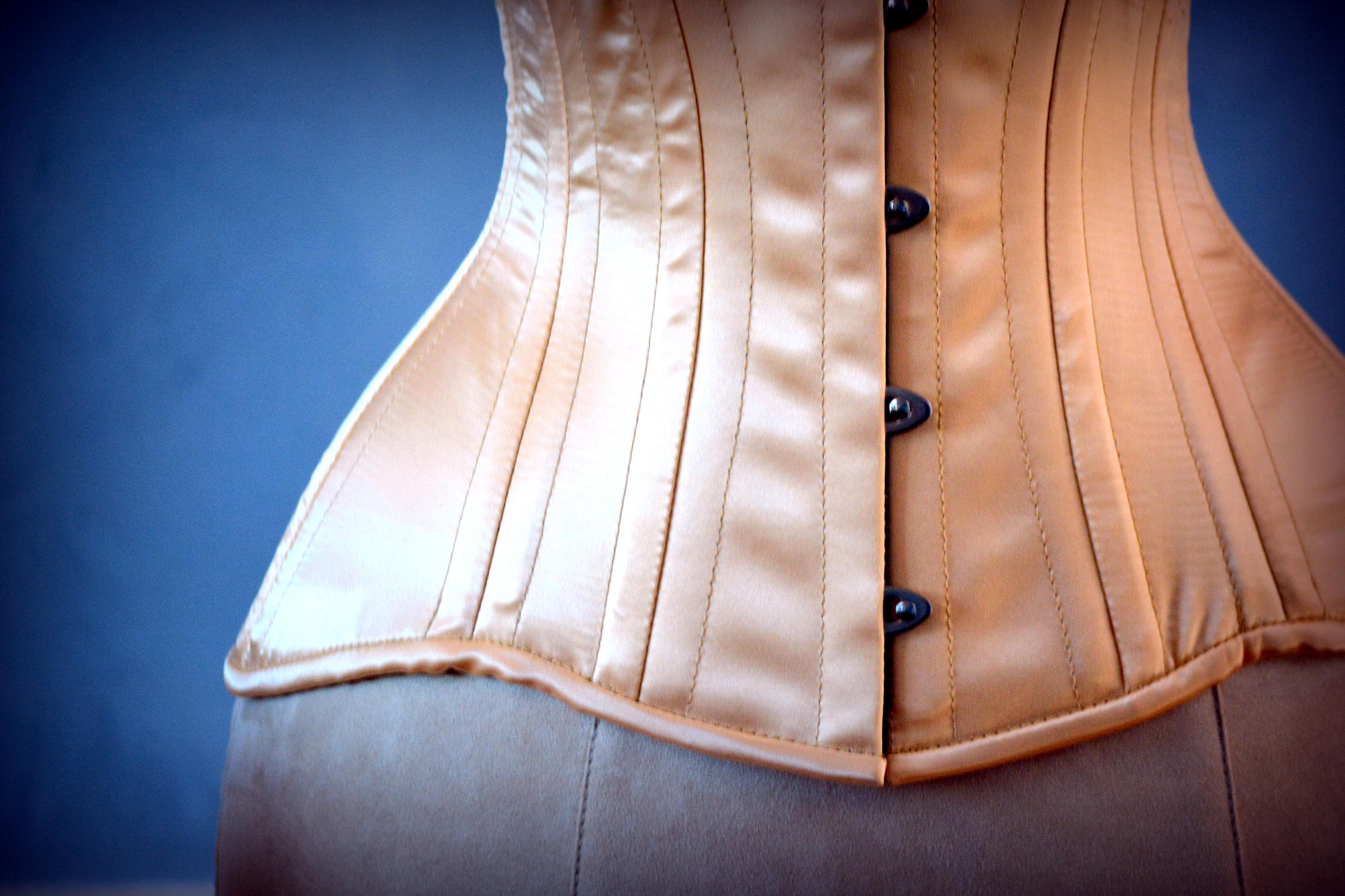 Made to Measures Overbust Authentic Corset With Long Hip-line. Steel ...