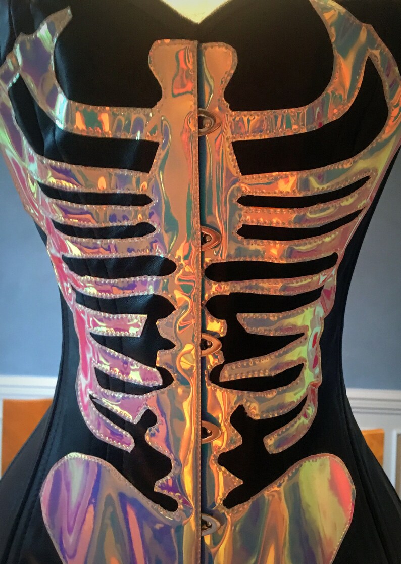 Exclusive Skeleton Corset Designed by Porcelainpanic, Real Leather ...