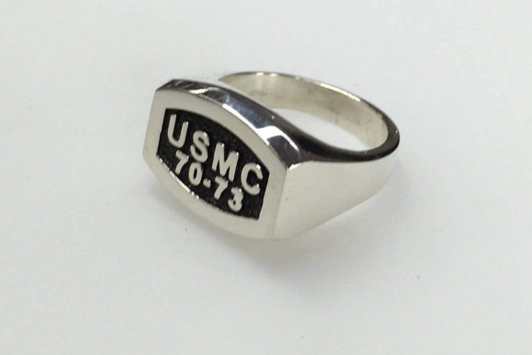 Marine Corps Ring USMC With Years of Service - Etsy