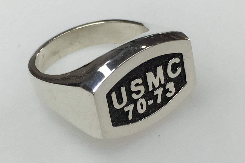 Marine Corps Ring USMC With Years of Service - Etsy