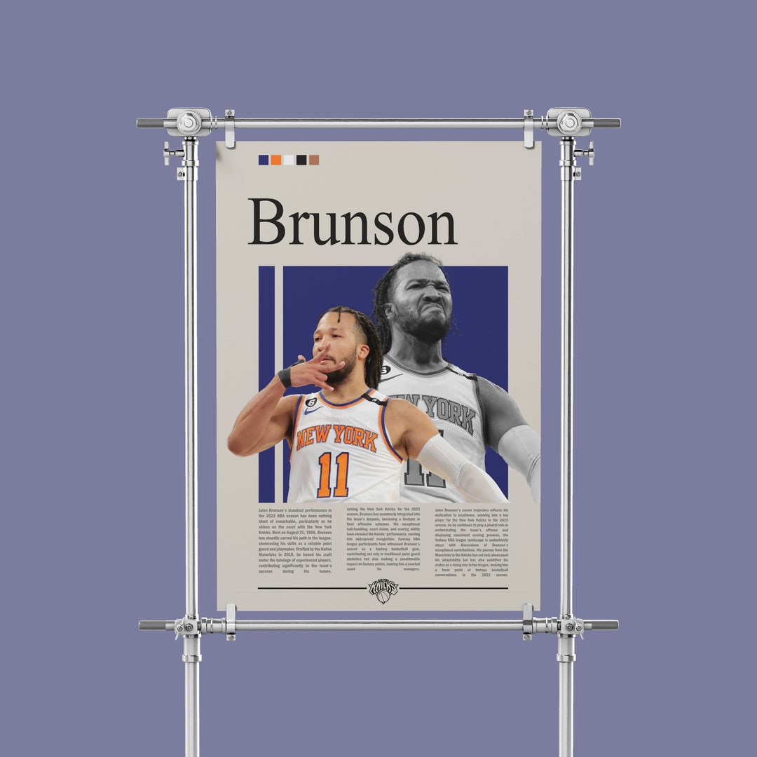 Brunson Signature Athlete Poster - Etsy