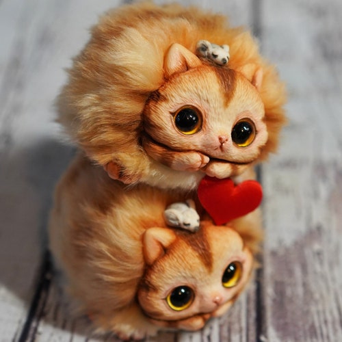 Kitten Millie Plushed Toy Stuffed Toy Handmade Toy | Etsy