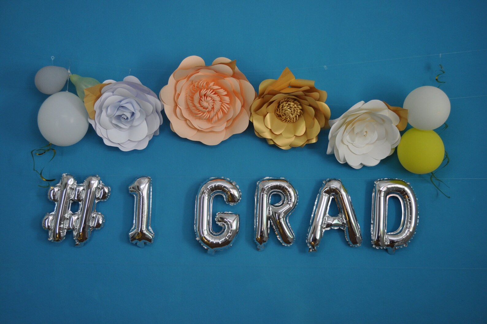 GRAD 1 / Letters and Numbers/ 16 Inches 40 Cm Balloons / - Etsy