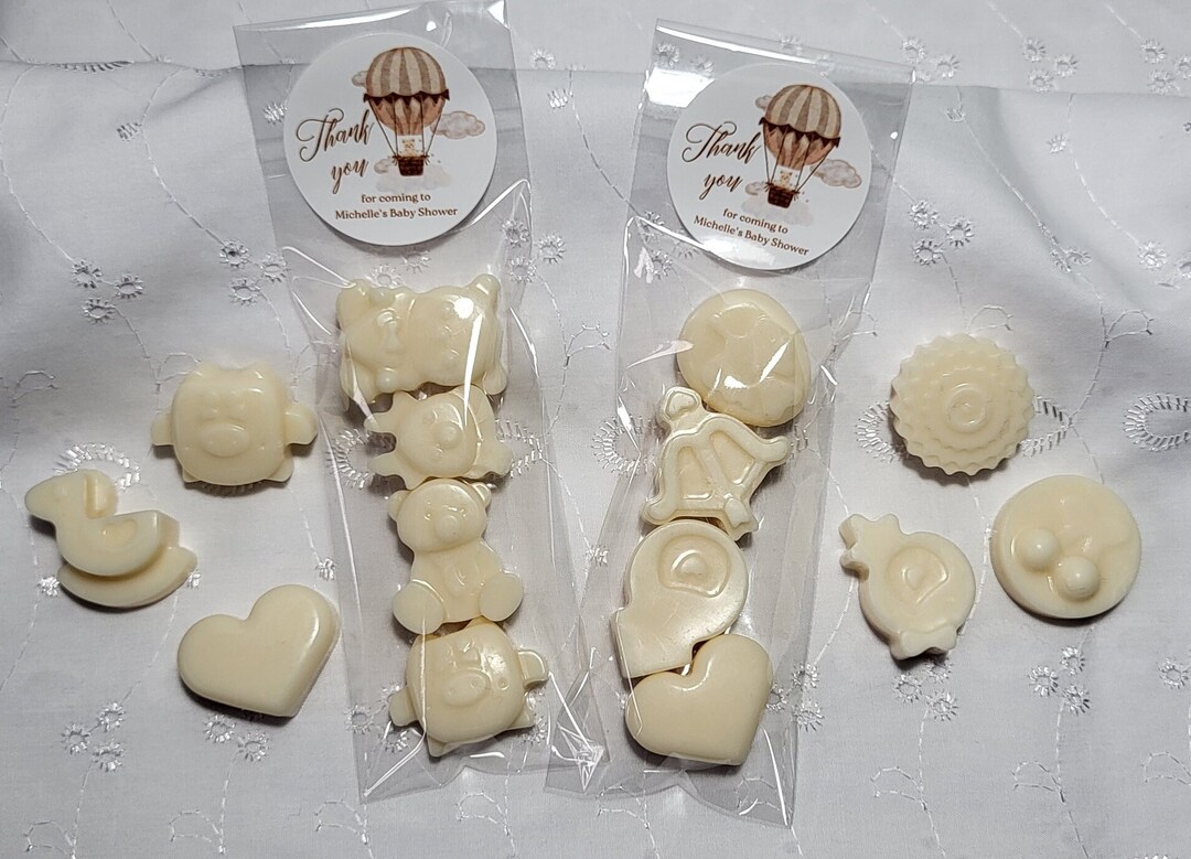 Personalised Baby Shower Wax Melt Favours Strong Scented Wax Melt ...