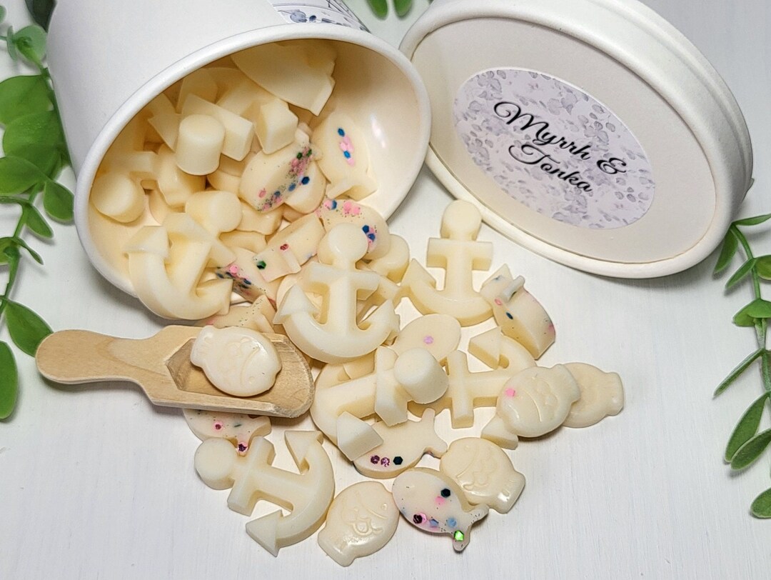 Strong Scented Ocean Themed Mini Wax Melts Pot With Scoop Home ...