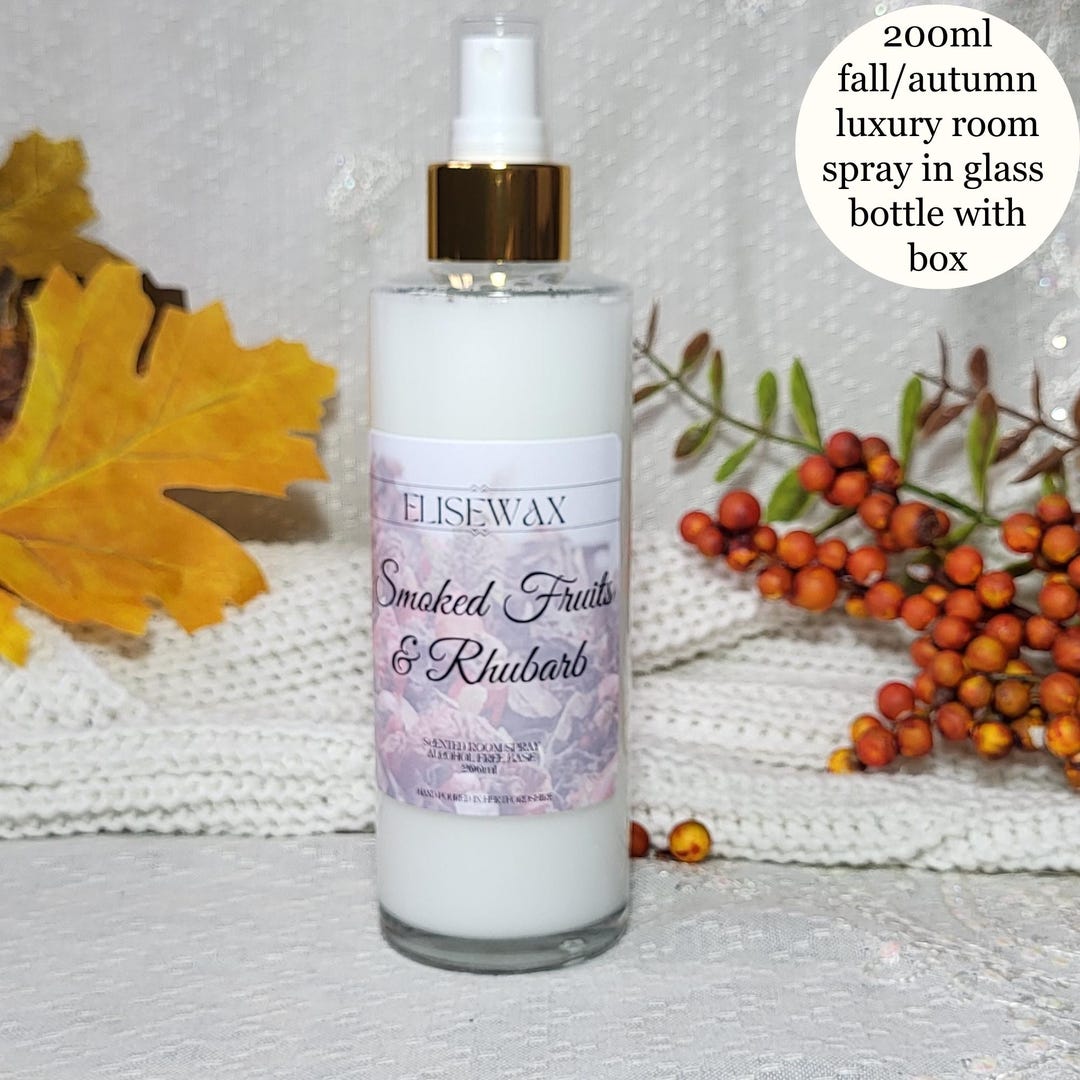 Luxury Room Spray in Smoked Fruits and Rhubarb 200ml Fall Fragrance ...