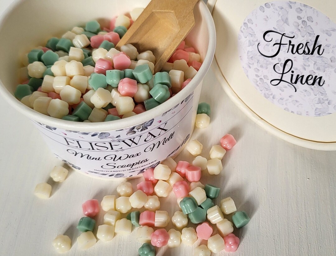 Wax Melt Scoopies Strong Scented Flower Shaped Mini Wax Melts Pot With Scoop Home Fragrance