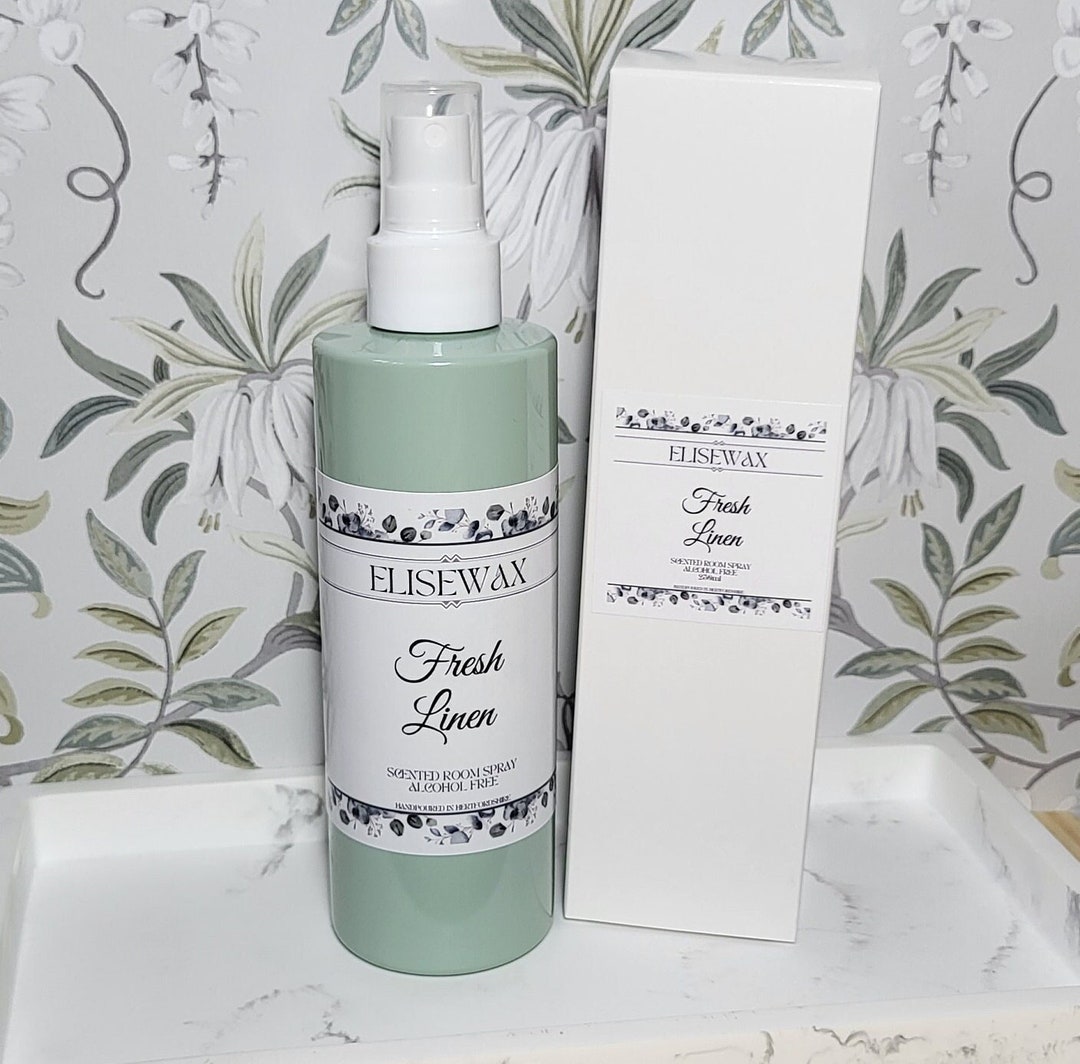 Luxury Room Spray in Fresh Linen 250ml Perfumers Alcohol Free Home ...