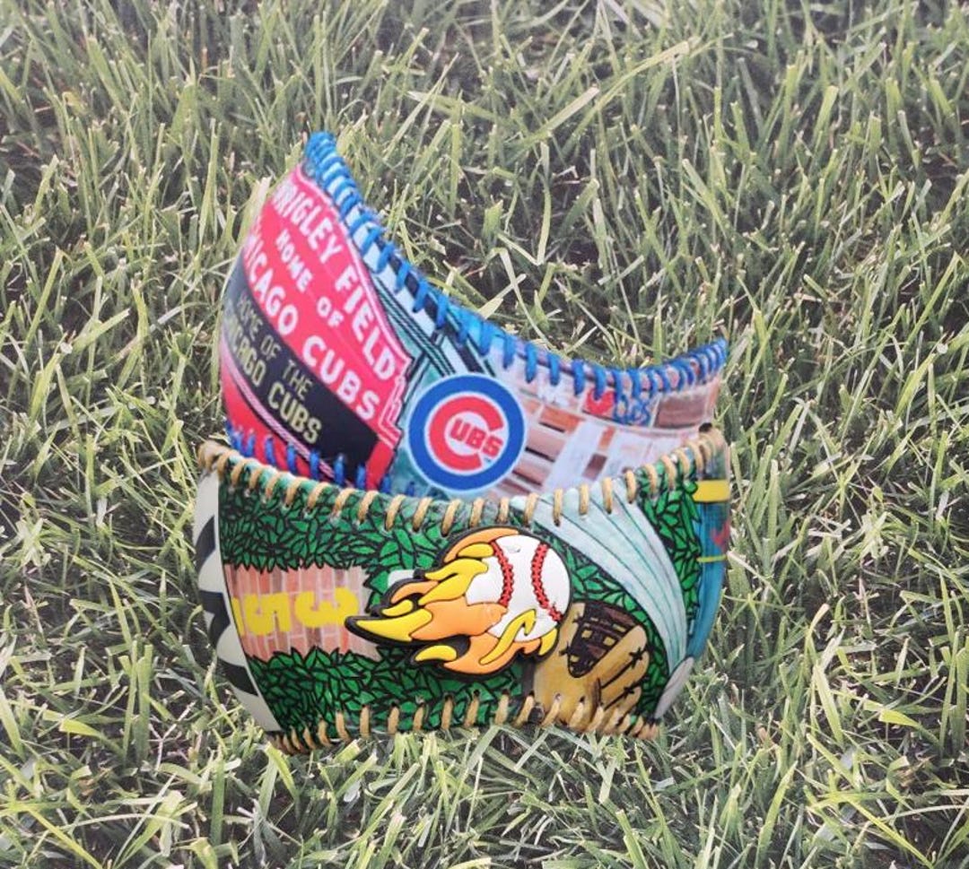 BRAND NEW ** Chicago Cubs Culture Baseball Cuff Bracelet ** - Etsy
