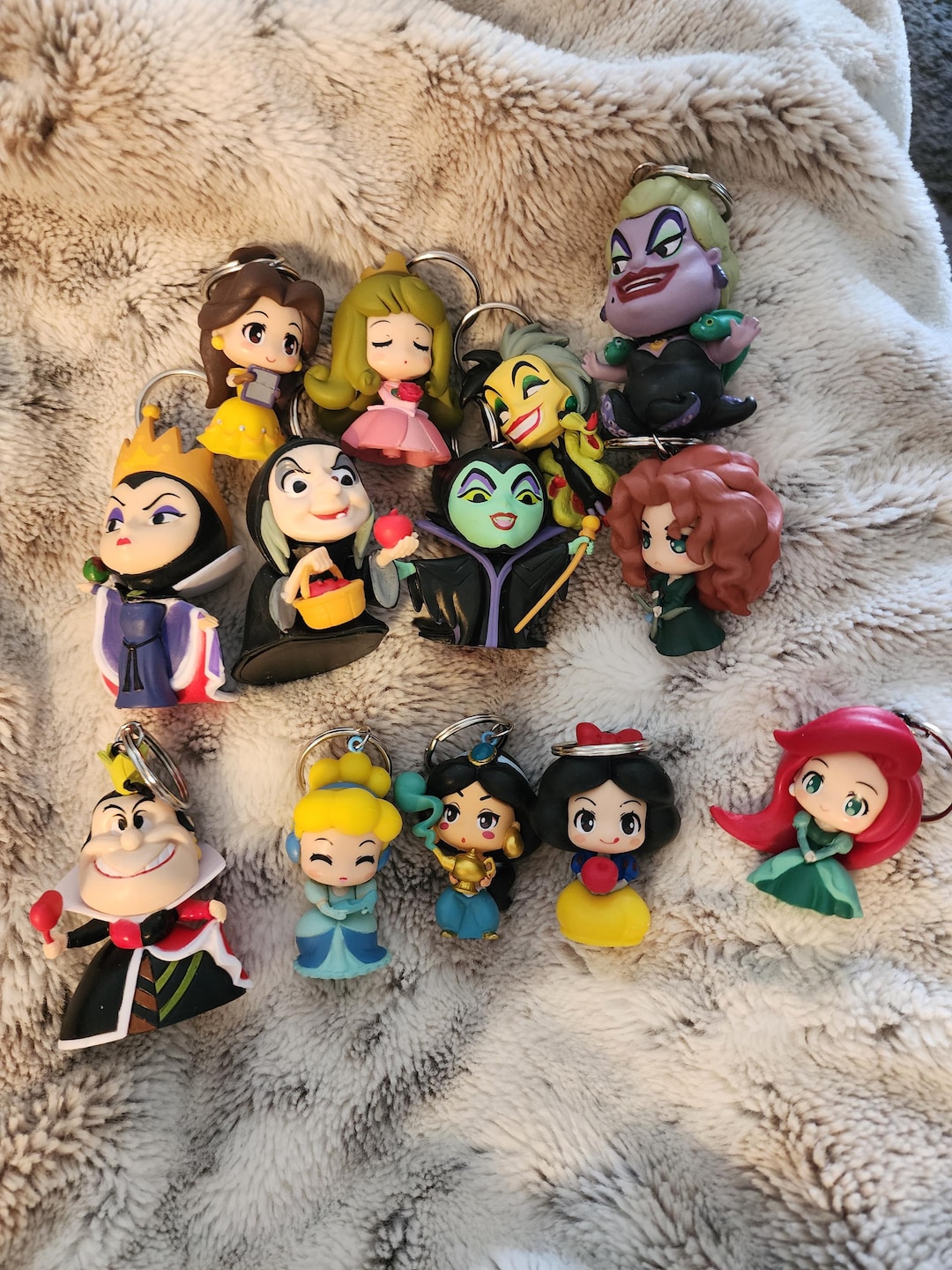 Princess & Villain Inspired Chibi Keychains – Fairy Tale Character ...