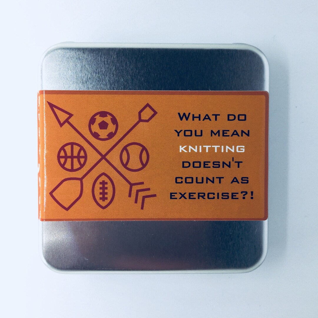 Knitter's Toolkit - Metal Box Notions - Scissors, Stitch Markers, Yarn ...