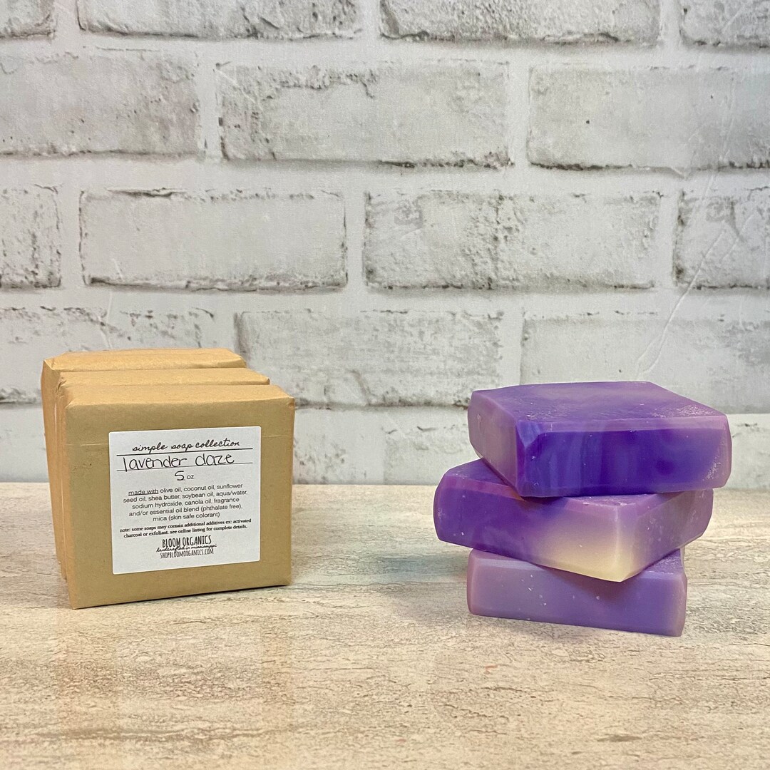 Lavender Daze Simple Soap Bar - Etsy