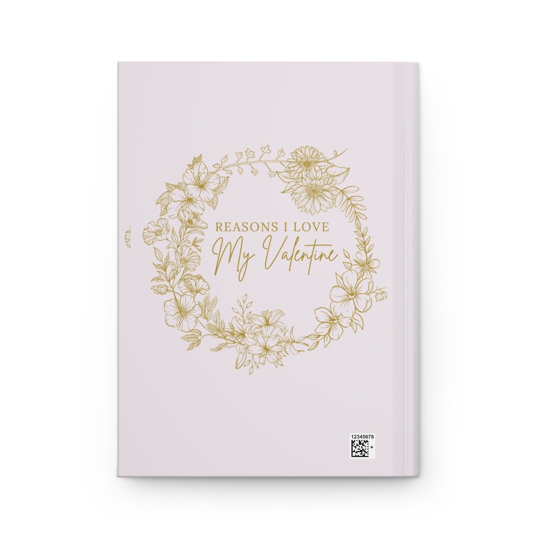 Valentine's Day Journal reasons I Love My Valentine Matte Journal Gift ...