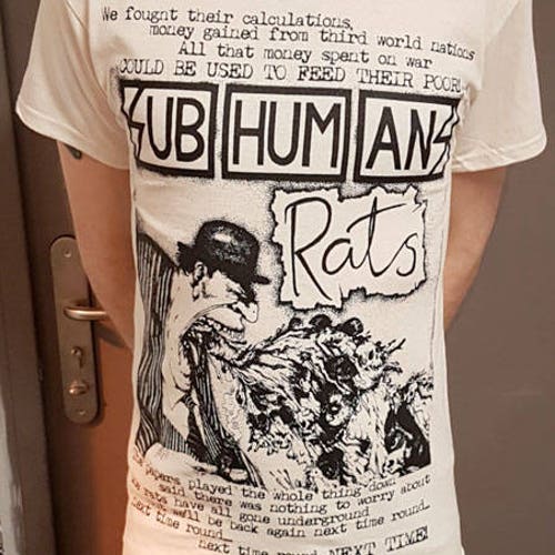 Subhumans Rats T-shirt - Etsy