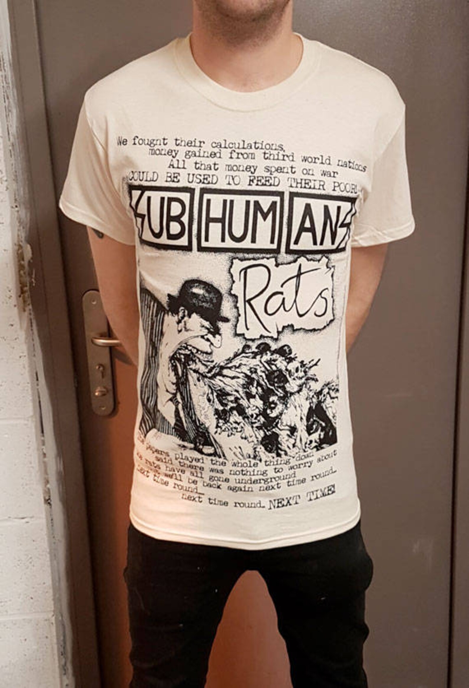 Subhumans Rats T-shirt - Etsy