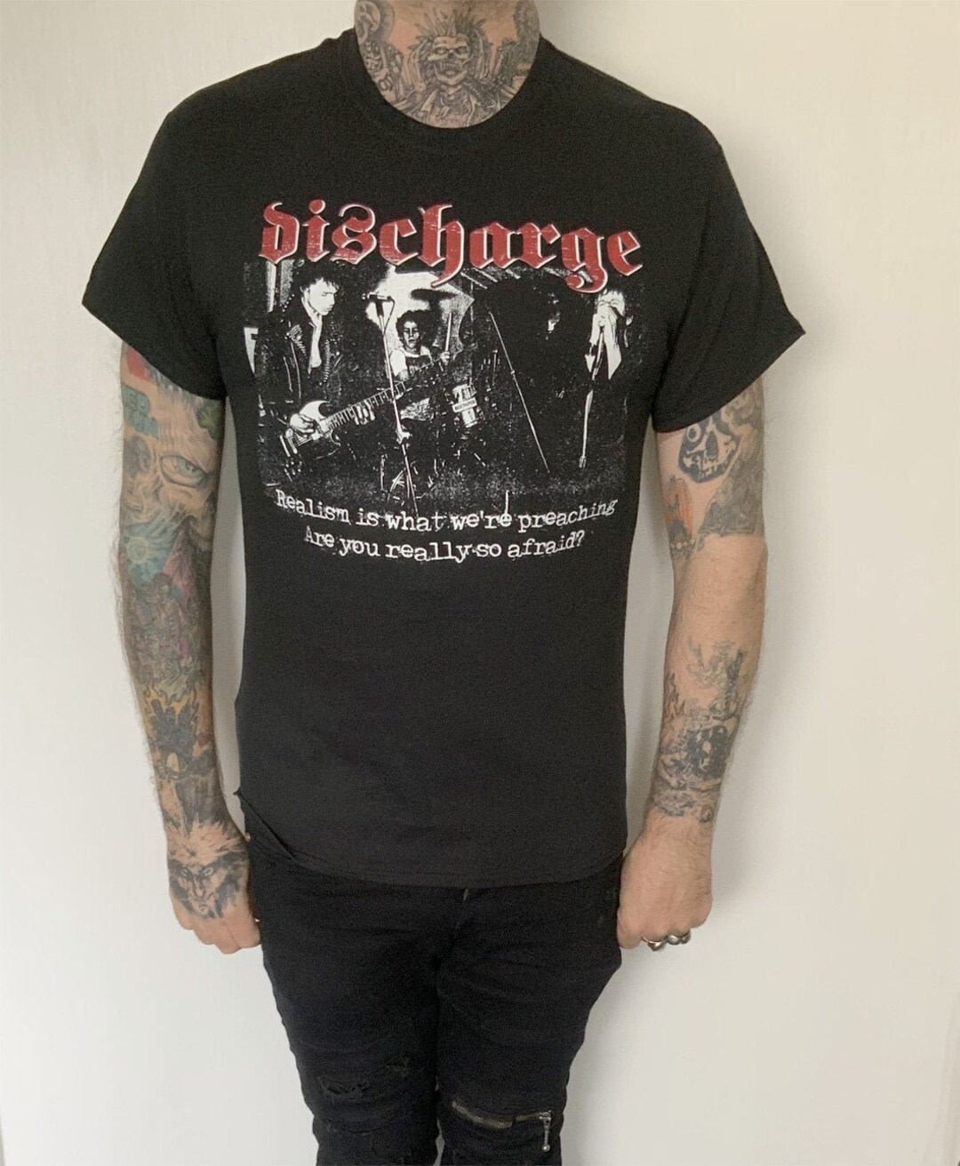 Discharge Shirt Official 80s Live Pic - Etsy