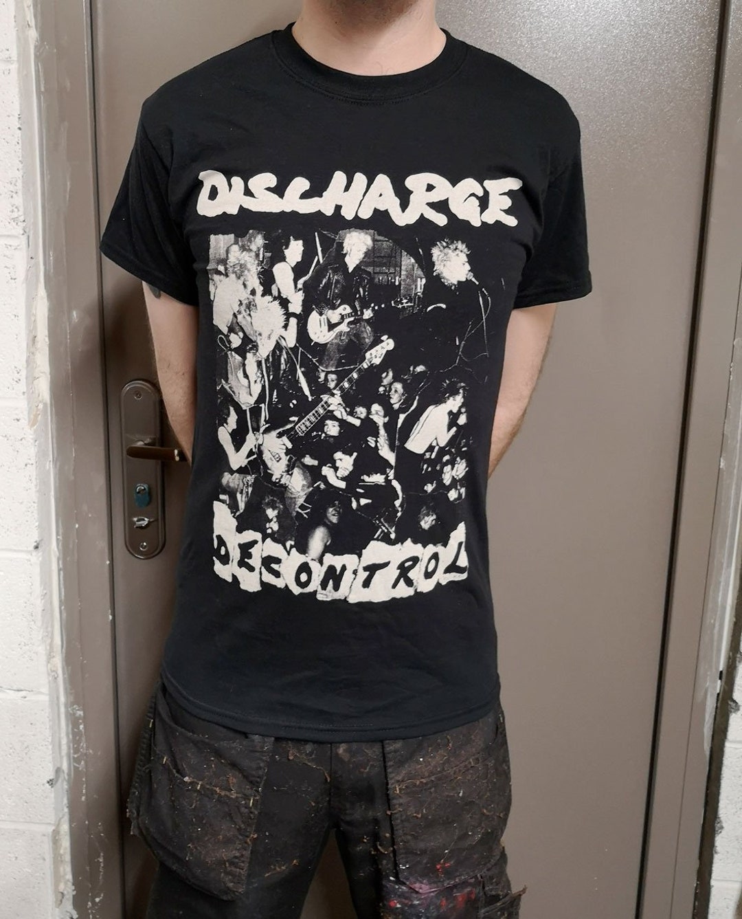 Discharge Decontrol 7" Sleeve T-shirt UK SHIPPING INCLUDED - Etsy UK