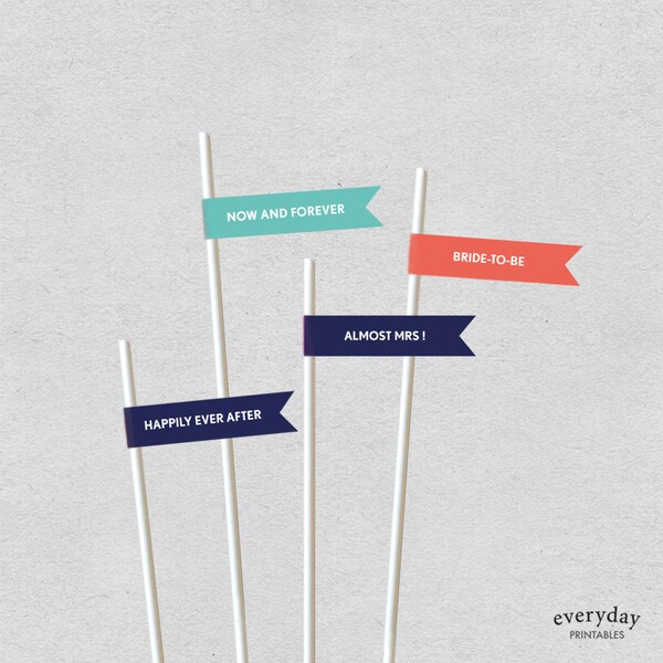 Printable Straw Flag - Etsy