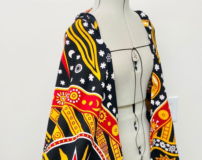 Boho, Hippy, Cosmic, Celestial Sun and Moon Festival Cloak, Sun Cover ...