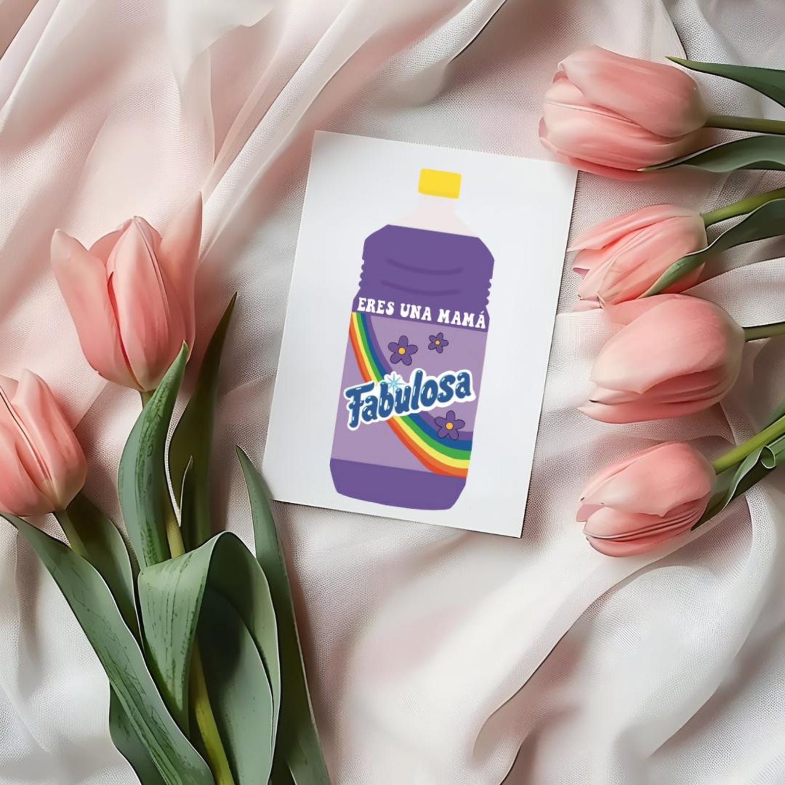 Mama Fabulosa Greeting Card | Spanish Mother’s Day Card | Tarjeta Para ...