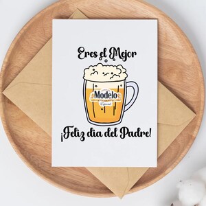 Papá Modelo Father’s Day Card | Tarjeta Día Del Padre En Español ...