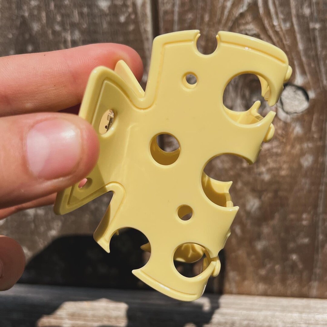 Cheese Hair Claw Clip, Food Design, Hair Accessory, Cheese Clip, Cute ...