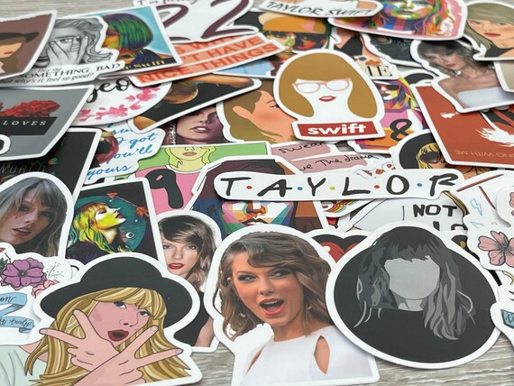 Labels 25 or 50 pack Stickers- Taylor Swift inspired stickers Sticker ...