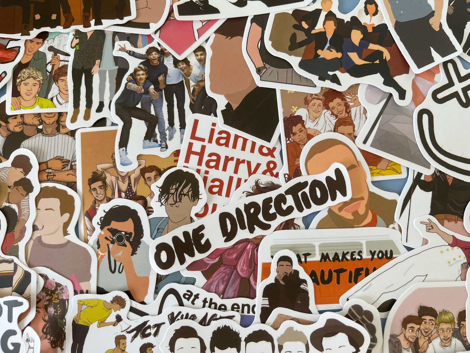 1D Stickers/ One Direction Stickers/ 25 or 50 Pack/ Harry | Etsy UK