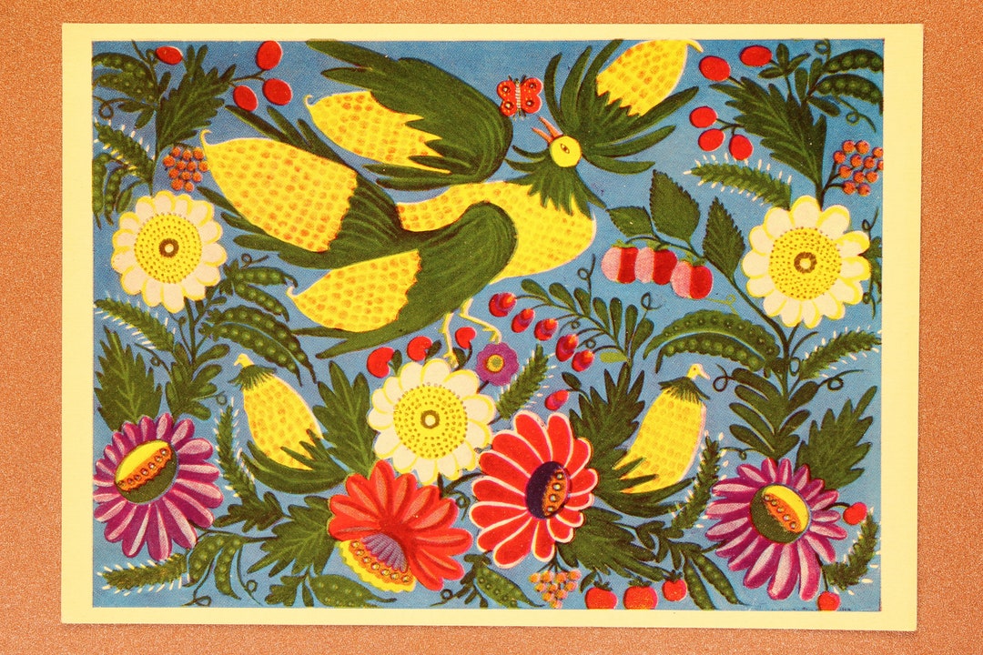 Maria PRIMACHENKO Lifetime Edition. Fire-bird. Bird. RARE - Etsy