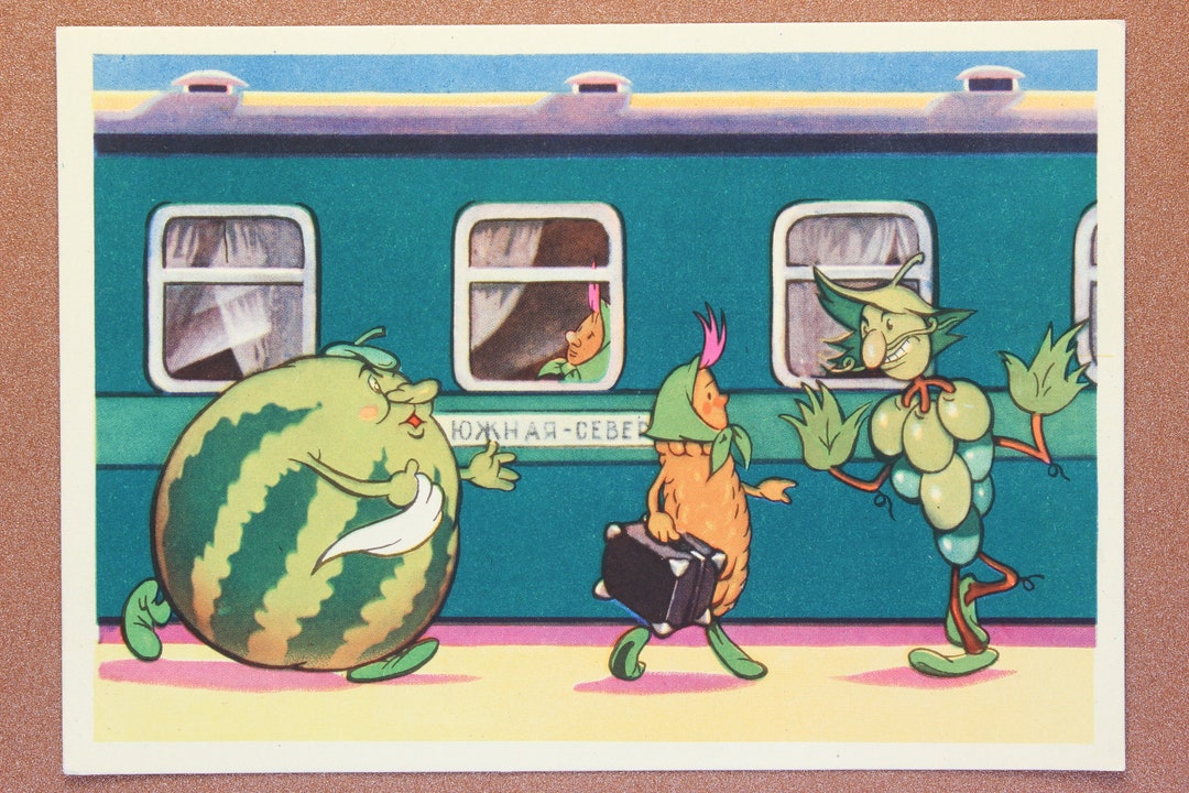 Soviet Agriculture Propaganda CORN. Train. Grape. - Etsy