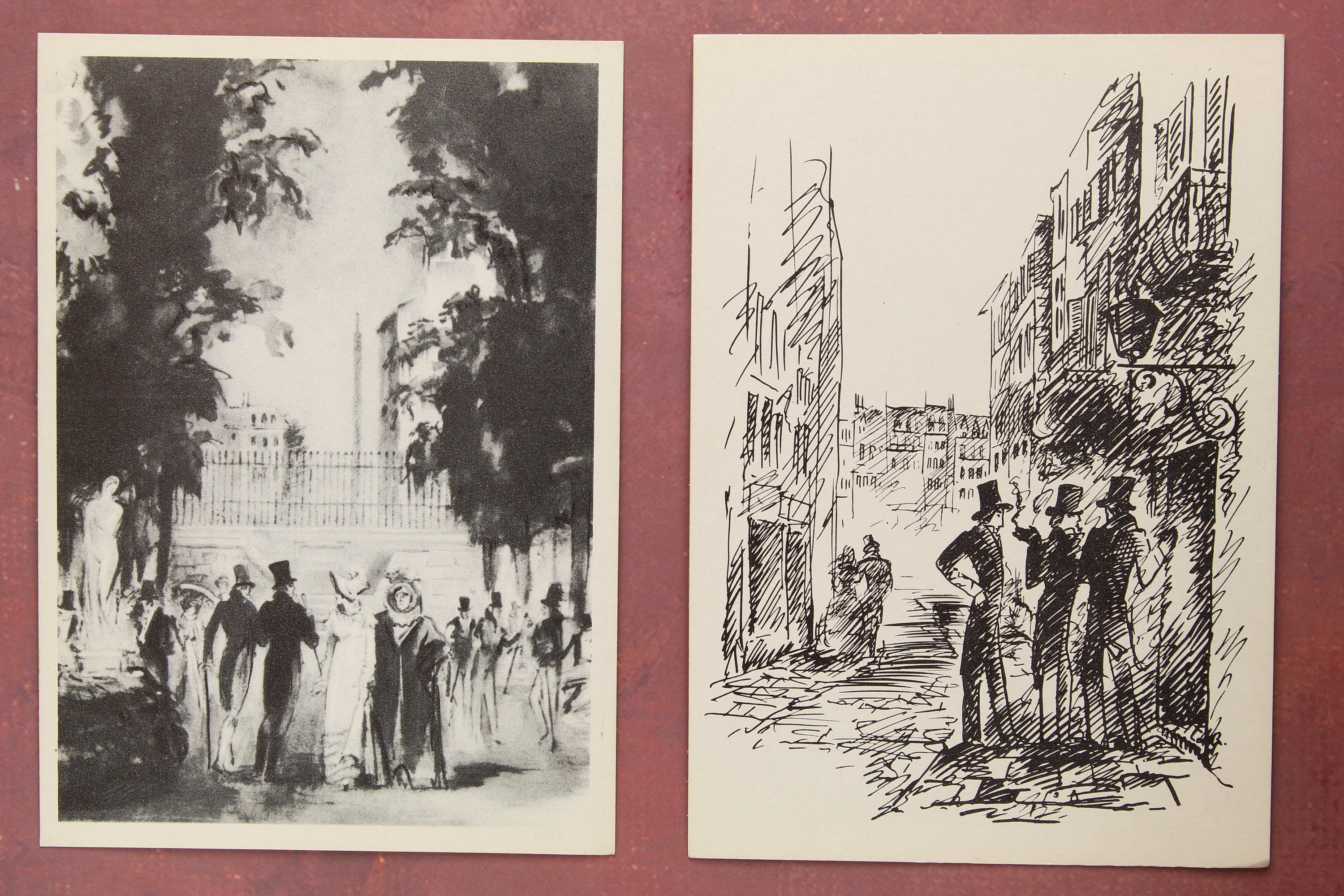 Vintage Full Set 13 Russian USSR Postcards 1975 Illustrations - Etsy