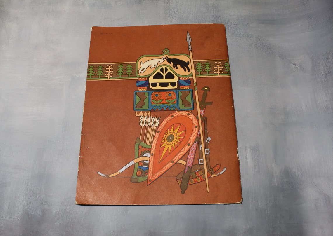 Epics. Alyosha Popovich and Tugarin Serpent. Vintage USSR | Etsy